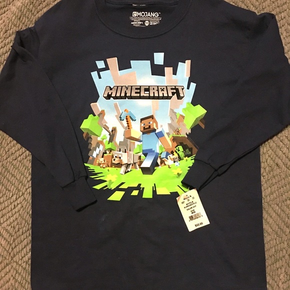 Shirts & Tops | Nwt Navy Minecraft Ls Shirt | Poshmark